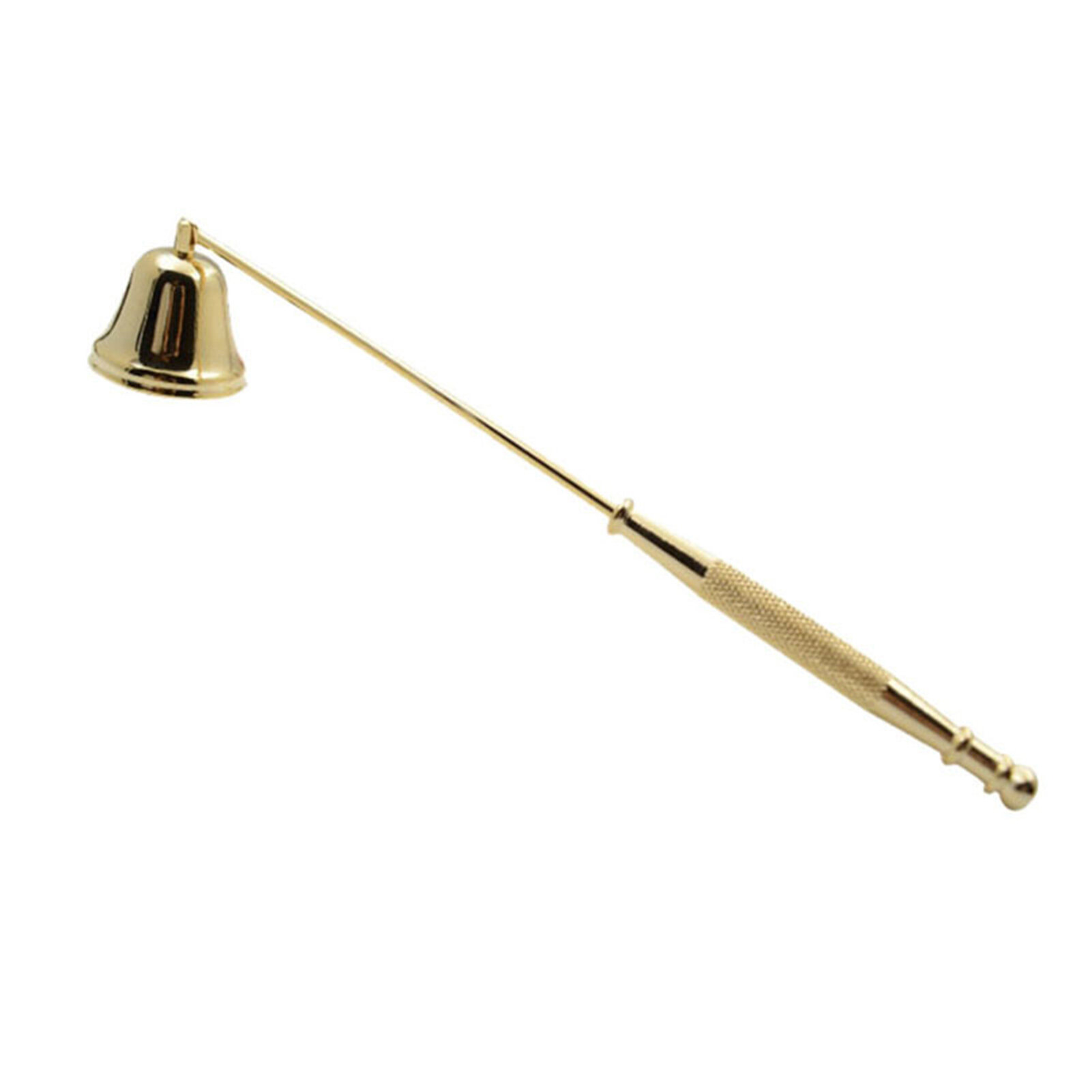 Candle Snuffer Bell Shaped Iron Electroplating Extinguisher for Home Tool Gold