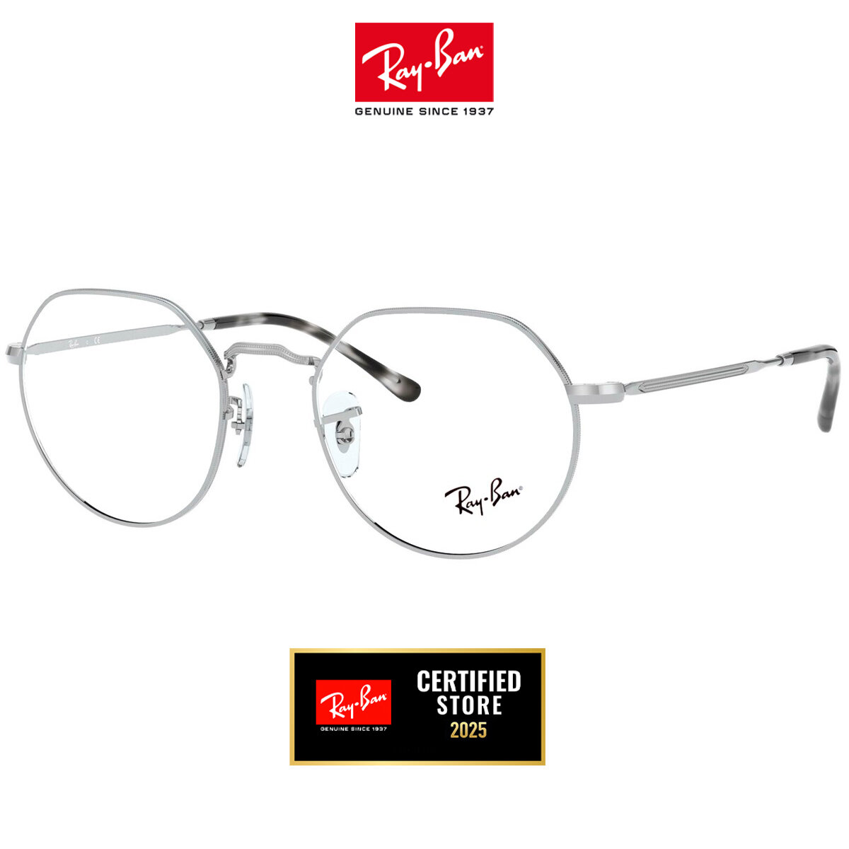 Ray-Ban Jack 6465 2501 Small size 49mm оправа для очков