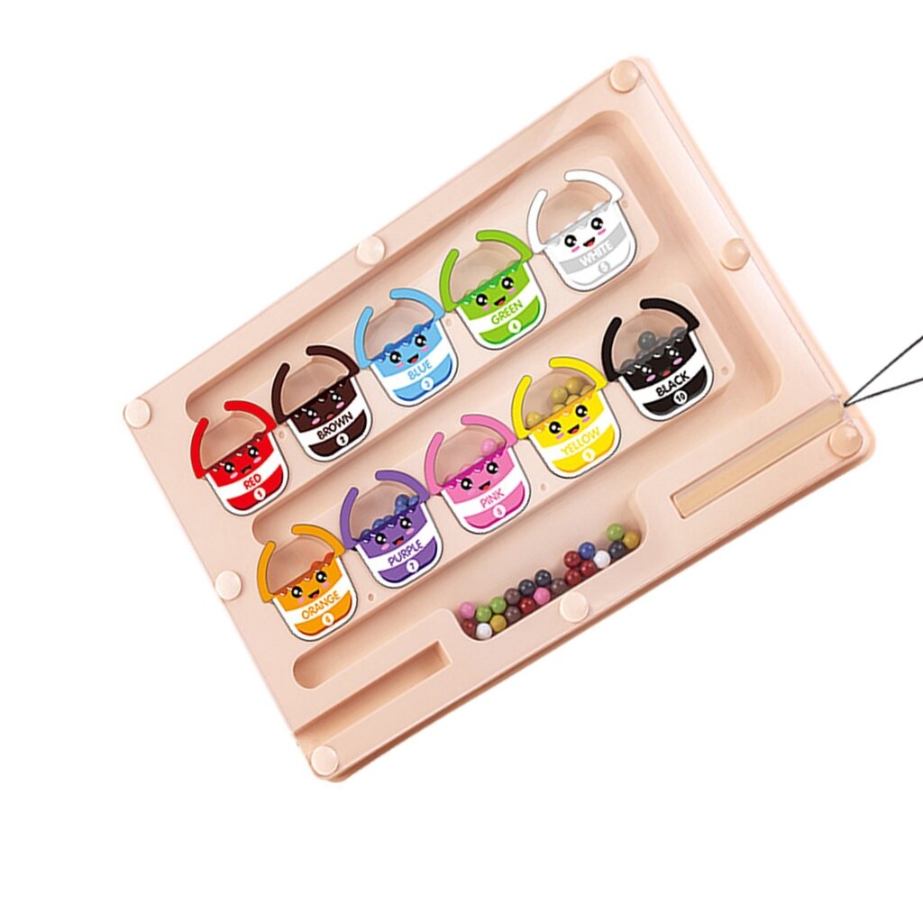 Магнитная цифровая Игрушка-Лабиринт Из Бисера-Color Digital