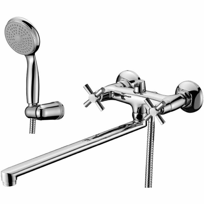 Смеситель для ванны Lemark Neo LM2212C универсальный Хром Поворотный 1/2