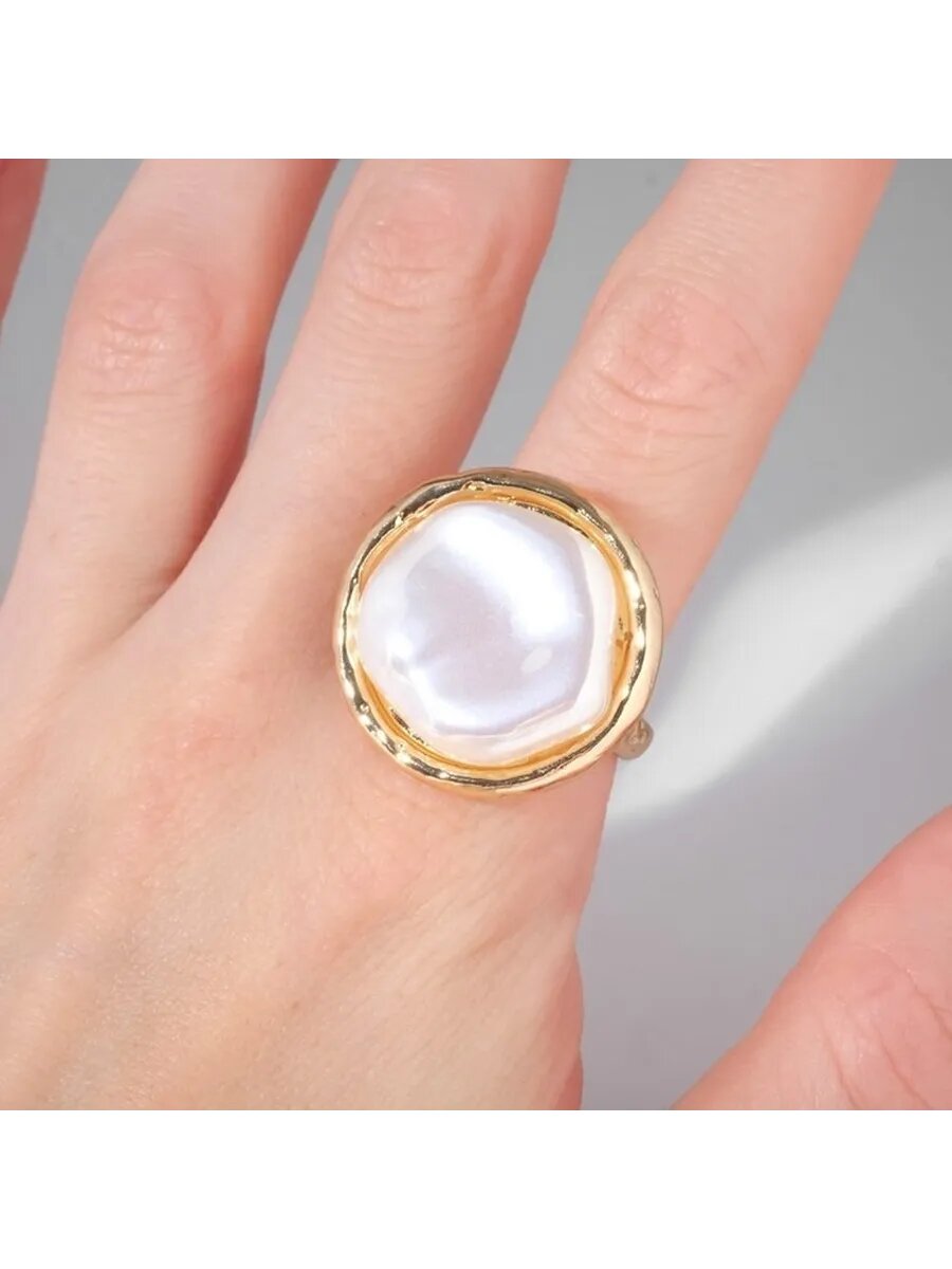 Комплект бижутерии, пластик, перламутр