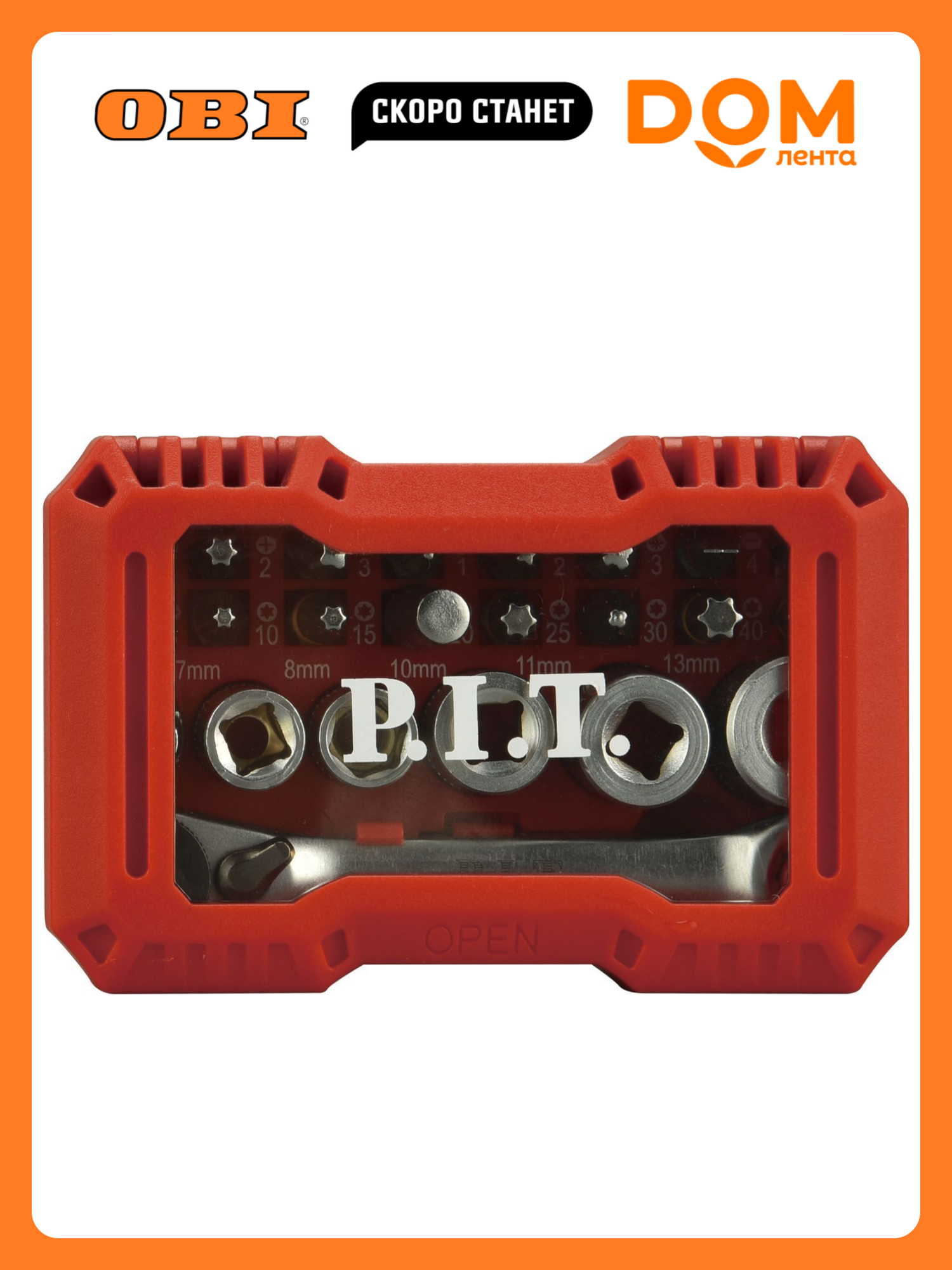 Набор бит P.I.T. 24шт(ASET04-0024), для ремонта и строительства