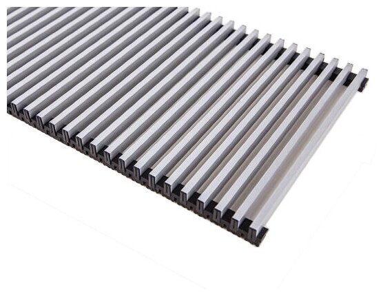 Декоративная решетка Techno серия Elite 300x1600/С Алюминиевая Серебряная