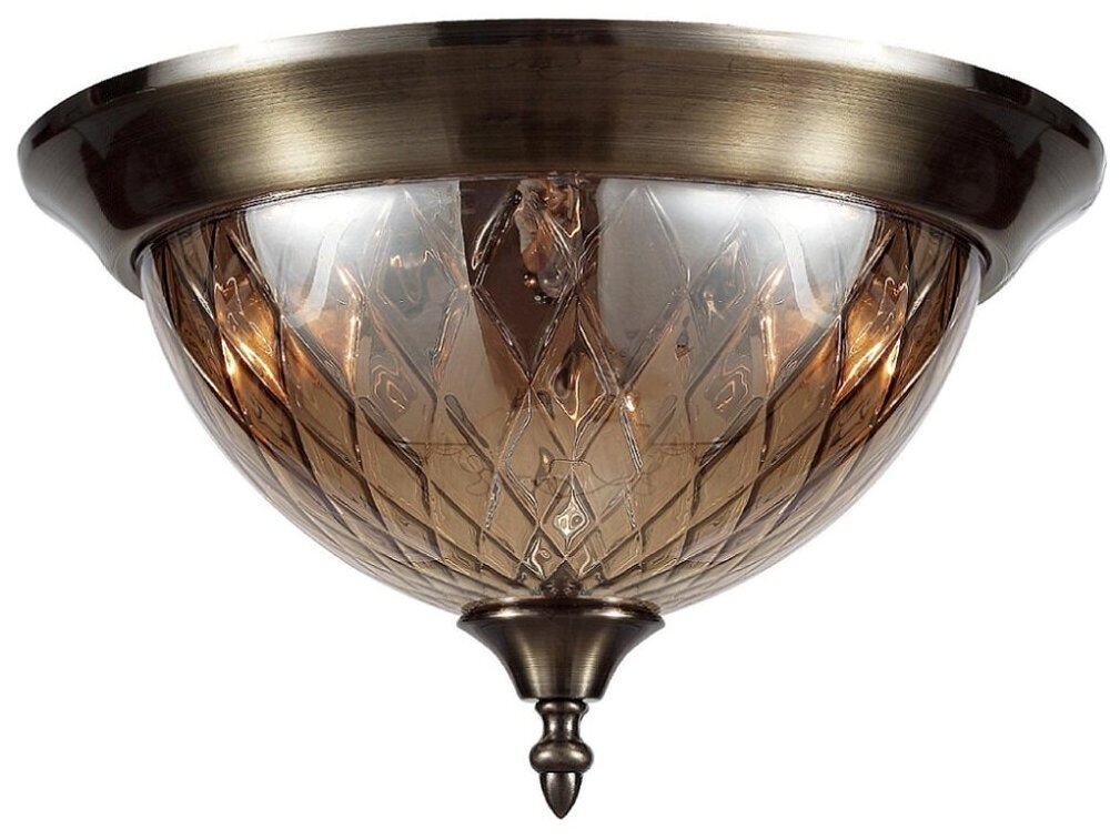 Светильник потолочный Crystal Lux Nuovo NUOVO PL3 BRONZE, E14, кол-во ламп:3шт, Бронза