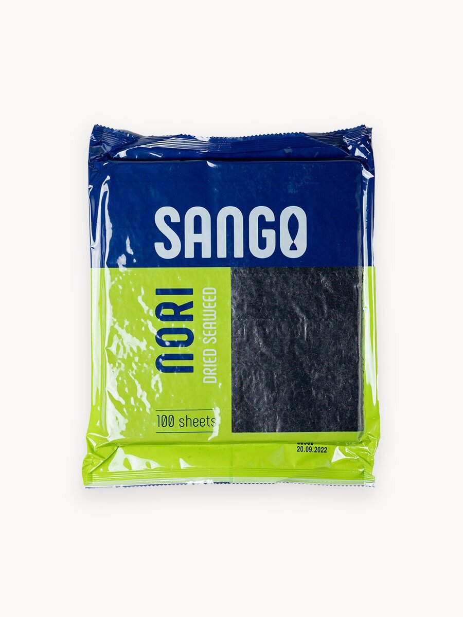 Нори водоросли Sango, прессованные, для суши, роллов, 230г