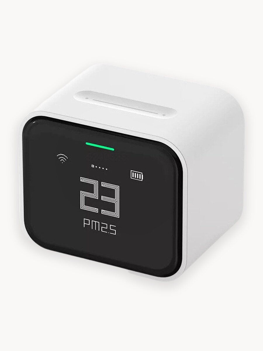 Анализатор качества воздуха Xiaomi Qingping Air Monitor Lite датчик углекислого газа СО2, 5 в 1, (CGDN1), Белый