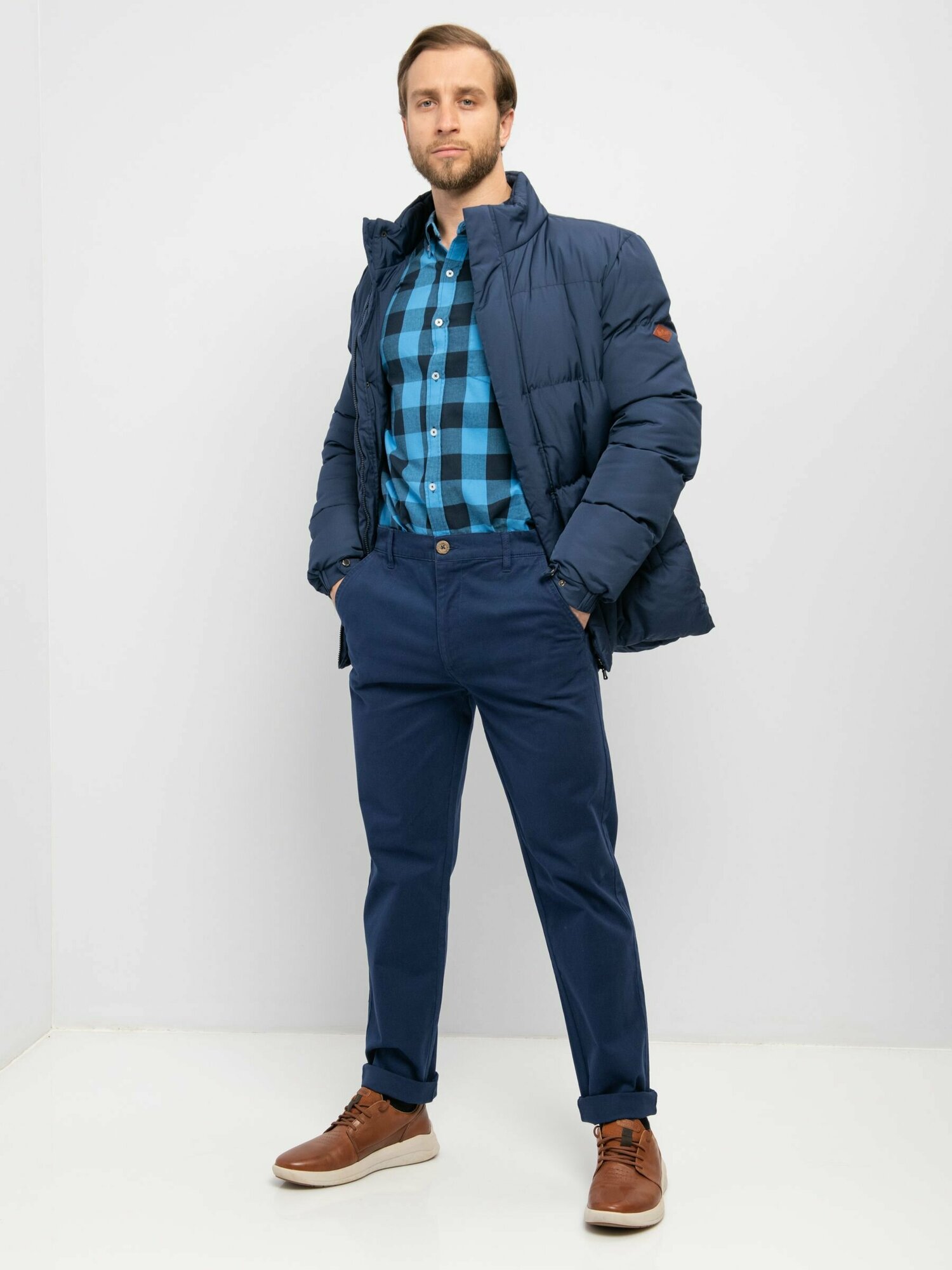 Куртка Lee Cooper Осень-зима 2023, размер XXL, темно-синий — фото 1