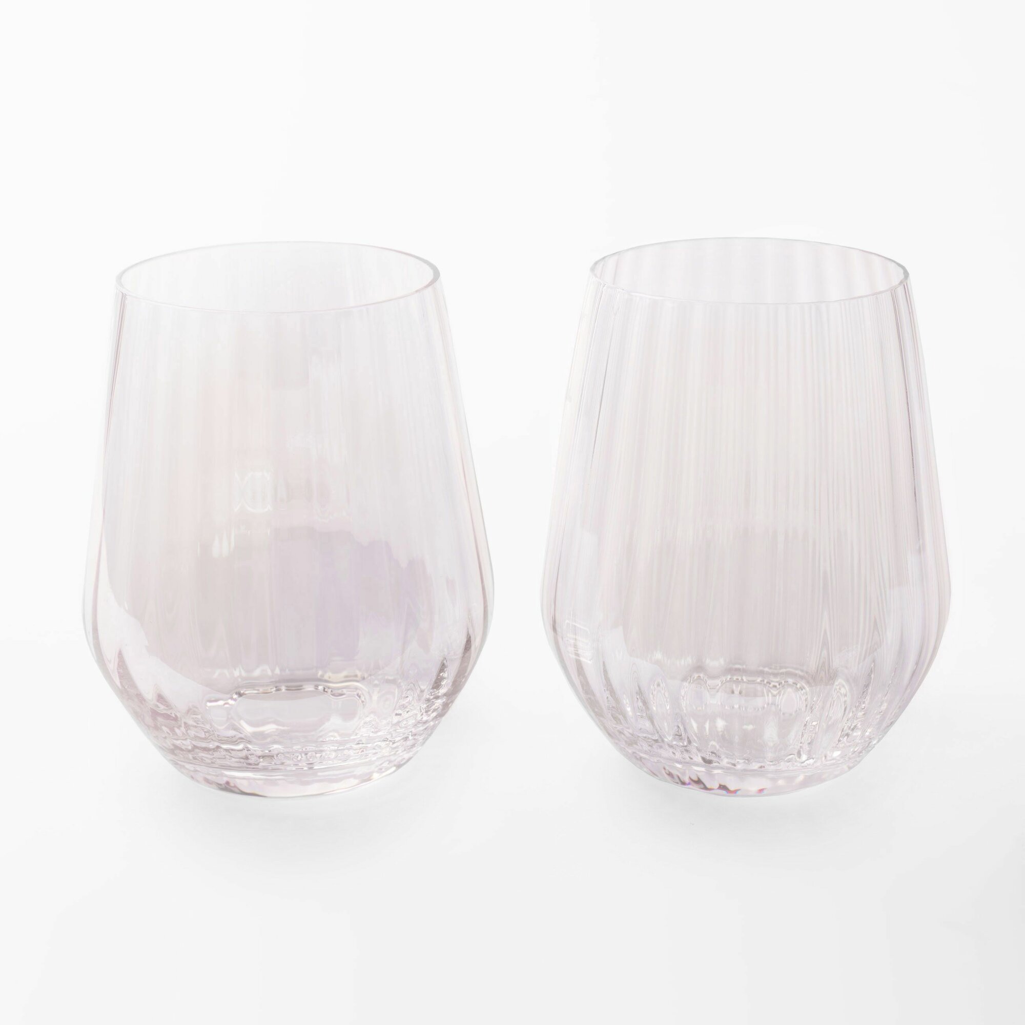 Стакан Kuchenland, 450 мл, 2 шт, стекло, перламутр, Lombardy R polar