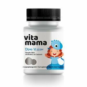 Dino Vision, жевательные таблетки с черникой, Сибирское, 60 таблеток