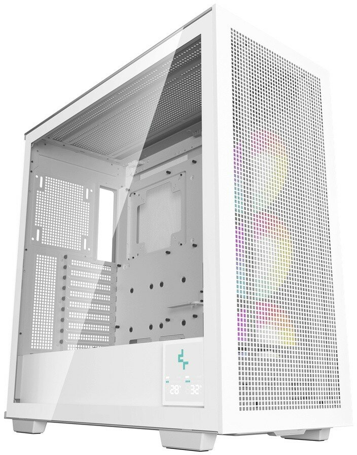 Deepcool Корпус Miditower Deepcool MORPHEUS WH R-MORPHEUS-WHAPA1-G-1, E-ATX, белый (без БП)