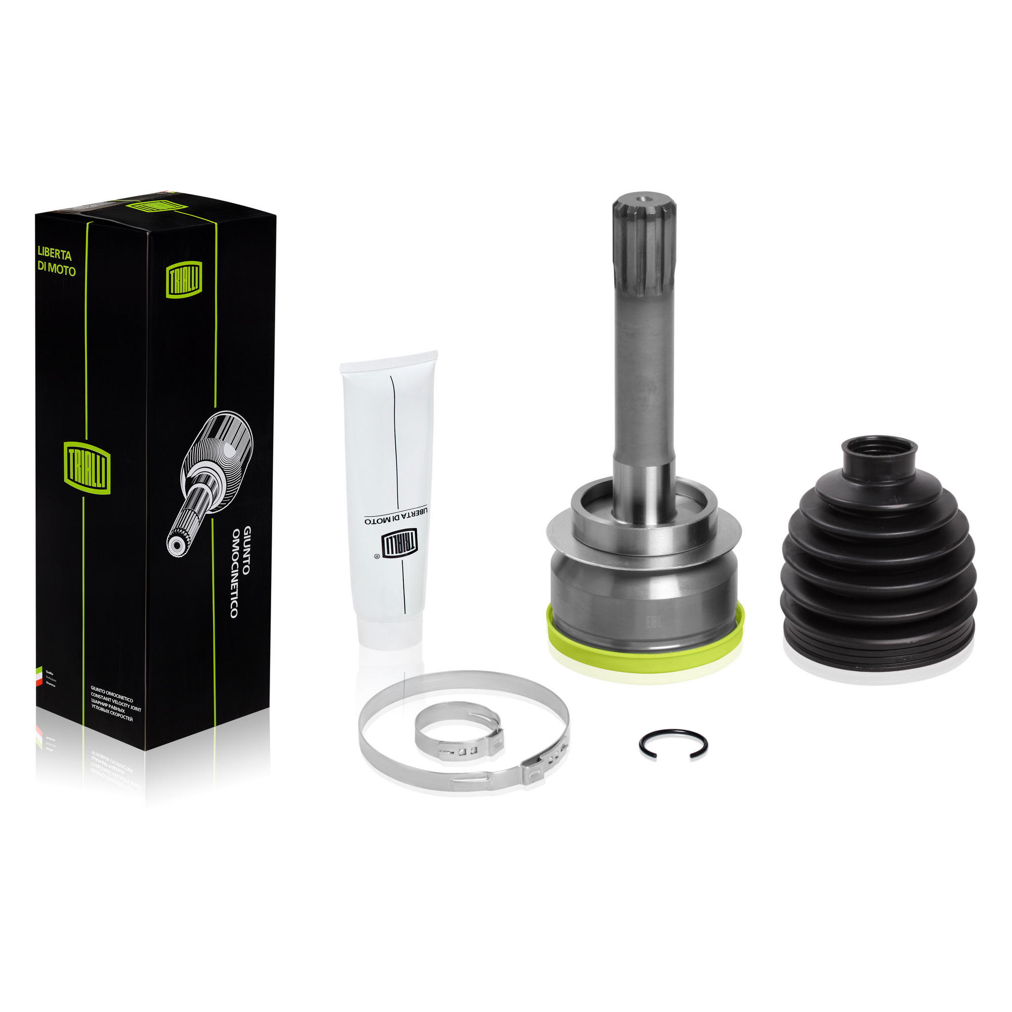TRIALLI GO354 (236022230406000 / 236022230406100) шрус для а / м 236022 (спайсер поворот. кулак откр. типа) (go 3