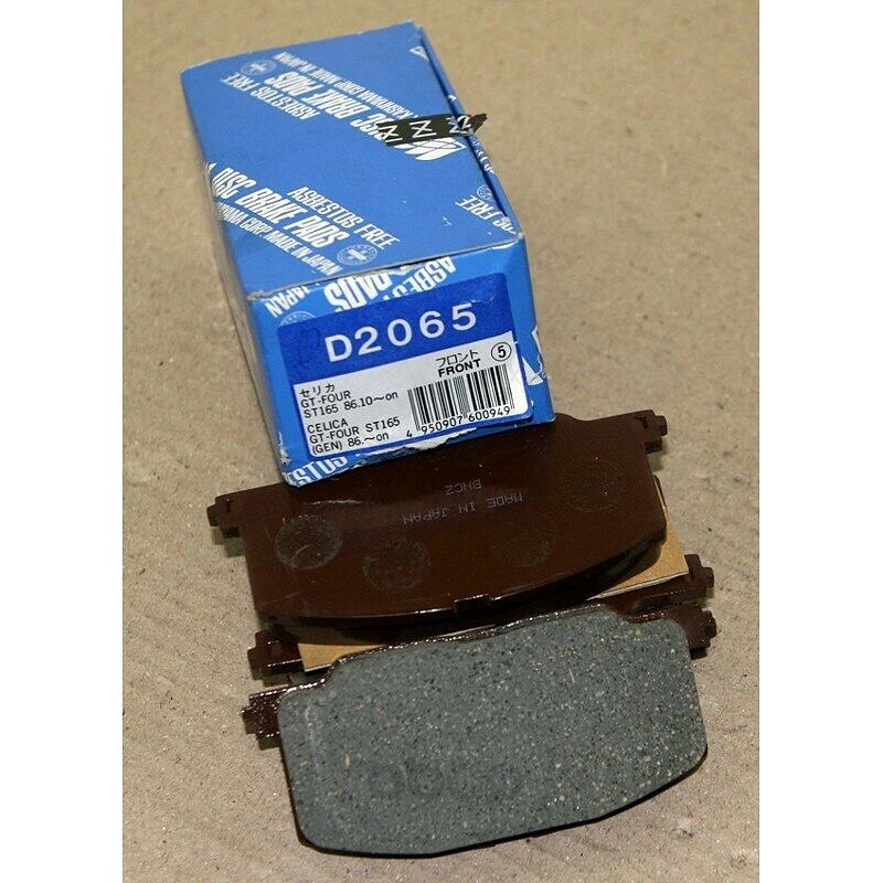 Новый артикул D2065H Колодки тормозные дисковые пер. TOYOTA CAMRY, CARINA II D2065 MK KASHIYAMA арт. D2065