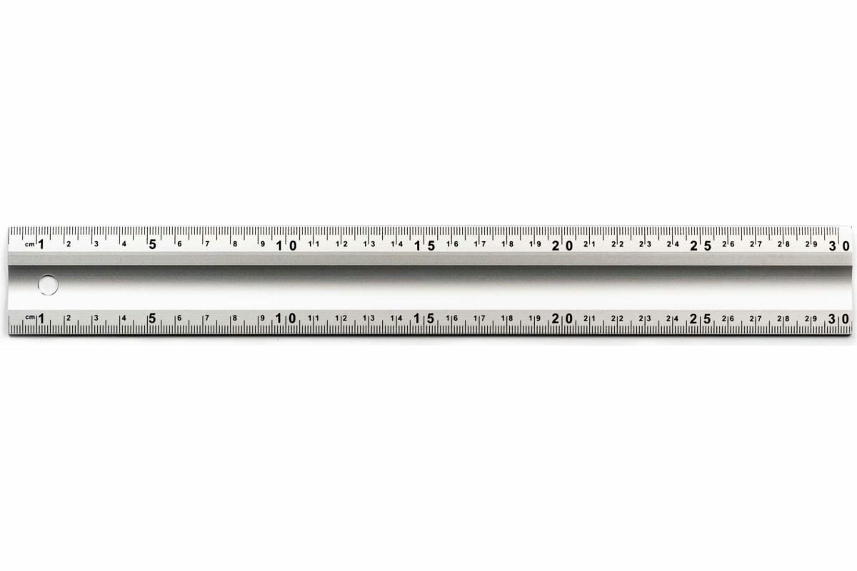 ALUKOMTOOLS алюминиевая измерительная линейка 300 мм 211551300S для точного измерения