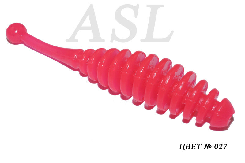Силиконовая приманка ASL "Бу-Бу" цвет №027, L- 5см (2"), 10шт/уп