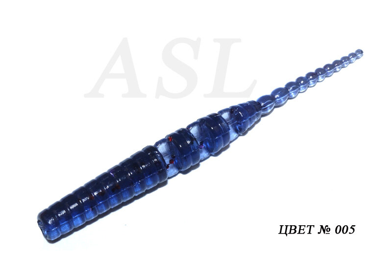Силиконовая приманка ASL "Джава" цвет №005, L- 7,5см (3"), 8шт/уп