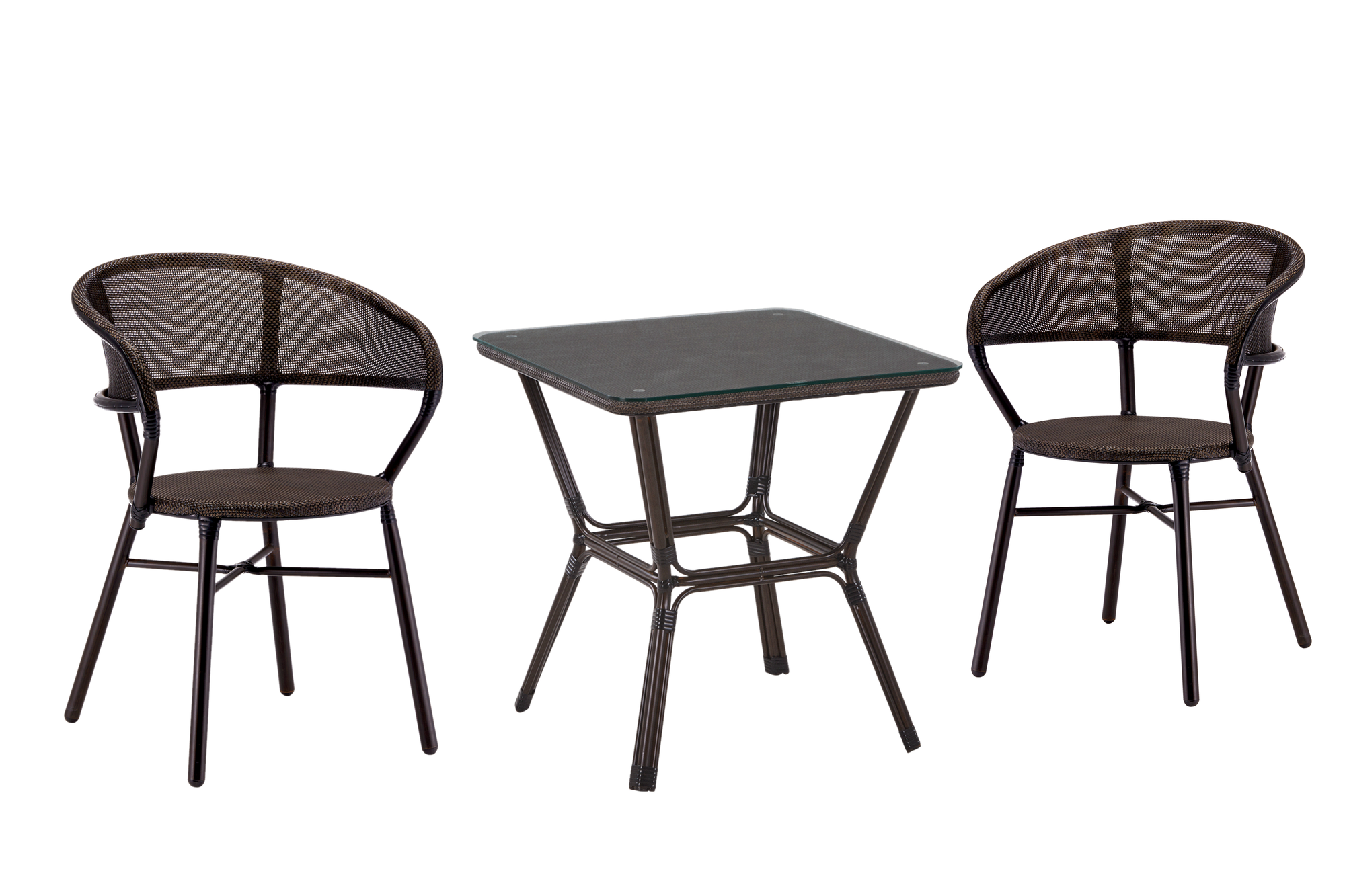 Комплект садовой мебели Vinotti DS-06B, 2 кресла + столик