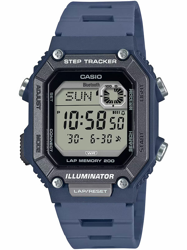 Наручные часы CASIO Collection, синий, серый — фото 1