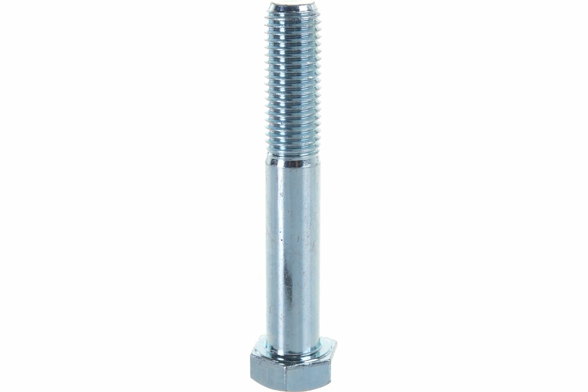 Европартнер Болт DIN931 ШГ с неполной резьбой Zn Ø16 х 100 мм, 2 шт, стандарт крепежа