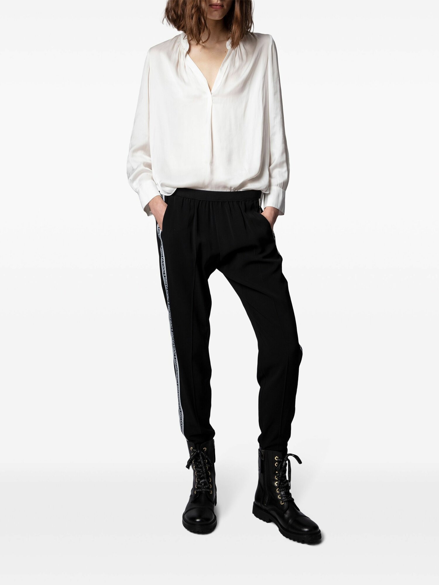 Блуза ZADIG & VOLTAIRE, размер 34, white — фото 1