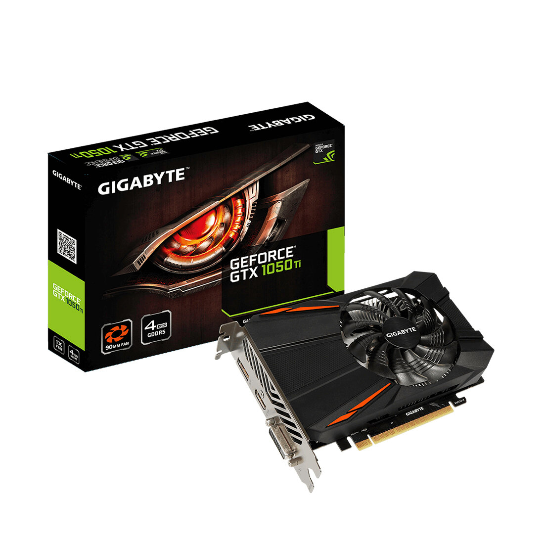 Видеокарта GIGABYTE GeForce GTX 1050 Ti 4GB (GV-N105TD5-4GD)