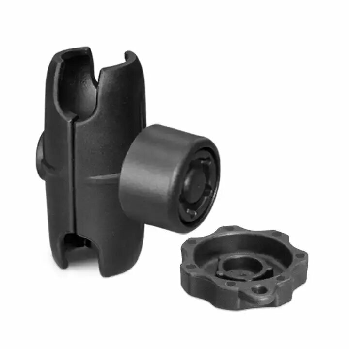 Муфта VINmounts для шаров 38 мм (1,5") короткая 90 мм с барашковой гайкой с секреткой, высокопрочный композит(VIN-C-9B)