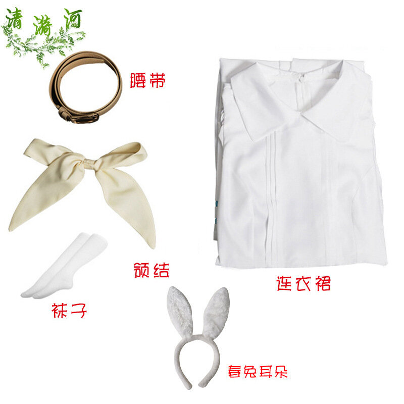 Костюм для косплея "Река Циньи", XL, весенний комплект с кроликом