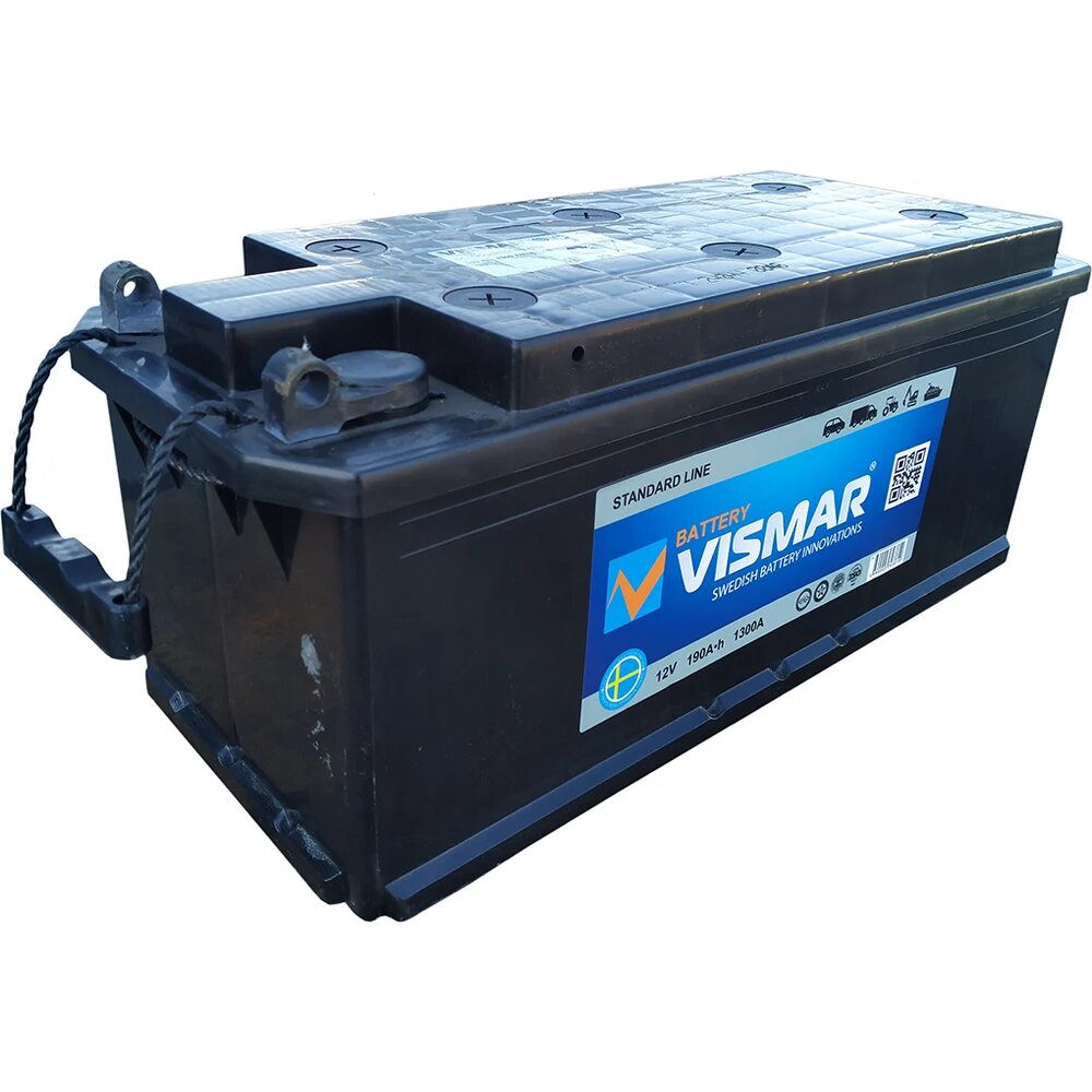 Аккумуляторная батарея VISMAR ST 6СТ-190b N R-4 1300A 516/223/223 болт 4660003793819