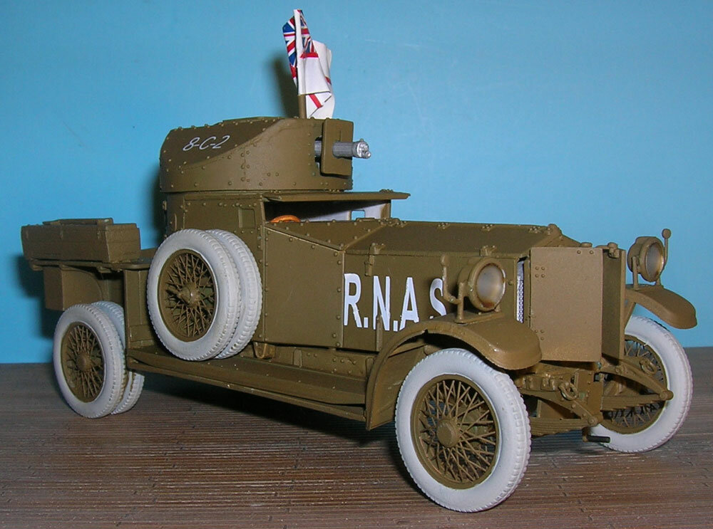 Сборная модель Британского бронеавтомобиля Pattern1914 Mk.I от фирмы Роден код 803 в масштабе 1:35