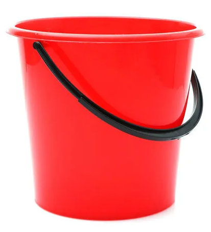 Ведро Полимербыт полипропилен красный 5л