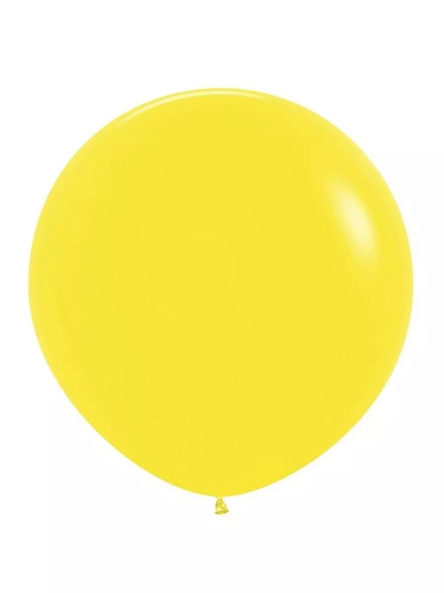 Желтый, Пастель / Yellow, латексный шар (24"/60 см ) 10 шт. / SEMPERTEX, Колумбия