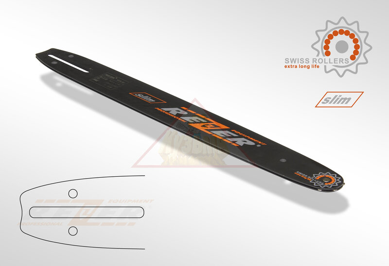 Шина 403 L 9 A, сварная (Partner, Poulan, Hus-236, 240, Homelite 331, Makita 16"-56зв.) Rezer Ш1