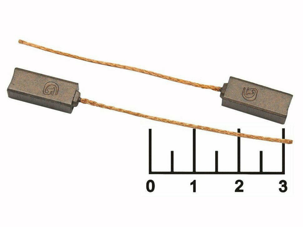 Щетка меднографитовая 4.5*6.3*14 SVX7 (2 штуки)
