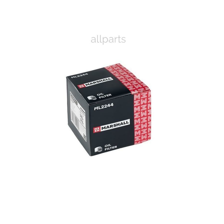 MARSHALL ML2244 Фильтр масляный Ford Fiesta IV-VII 95- / Focus I-IV 98- / Kuga II 12- / Mondeo IV 06-, Volvo S60 II Ford: Fiesta, Focus, Kuga, Mondeo, Volvo: S40, V40 Marshall ML2244