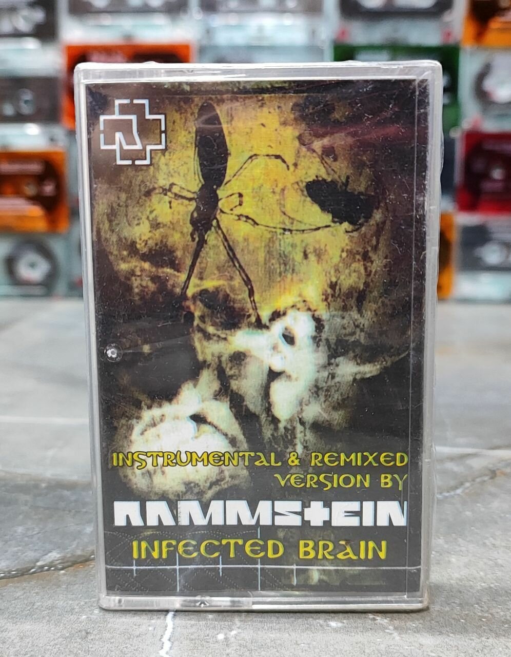 Rammstein InFected Brain (Instrumental & Remixes Versions), кассета, аудиокассета (МС), 2003, .