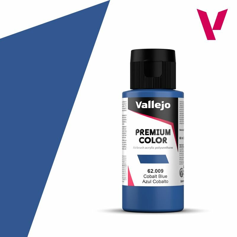 Краска Vallejo серии Premium Color - Cobalt Blue 60мл.