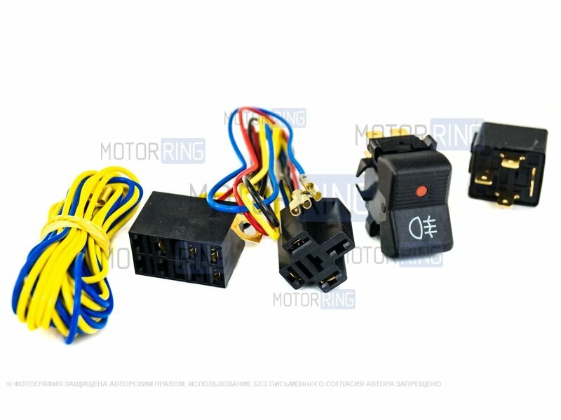 Проводка ML подключения противотуманных фар (ПТФ) для ВАЗ 2101-2107, Лада 4х4 (Нива) до 2019 г. в.