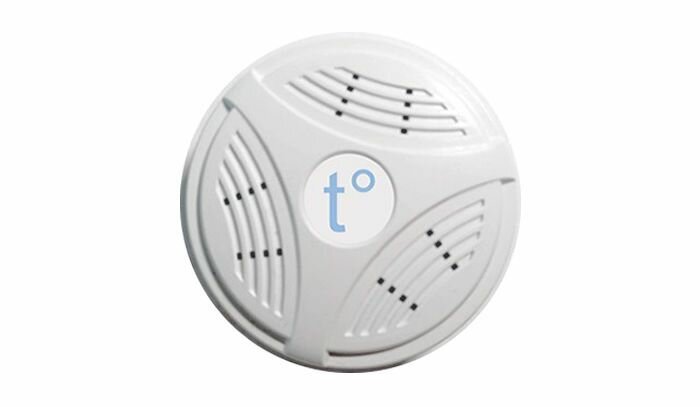 Датчик температуры комнатный ZONT МЛ-778, для измерения и передачи данных о комнатной температуре, белый