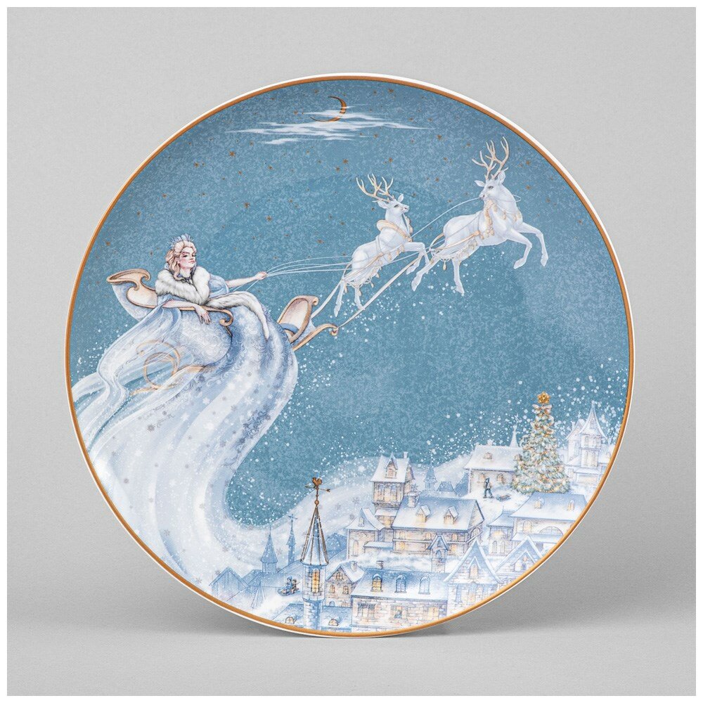 Тарелка закусочная lefard "Снежная королева" 20,5 см