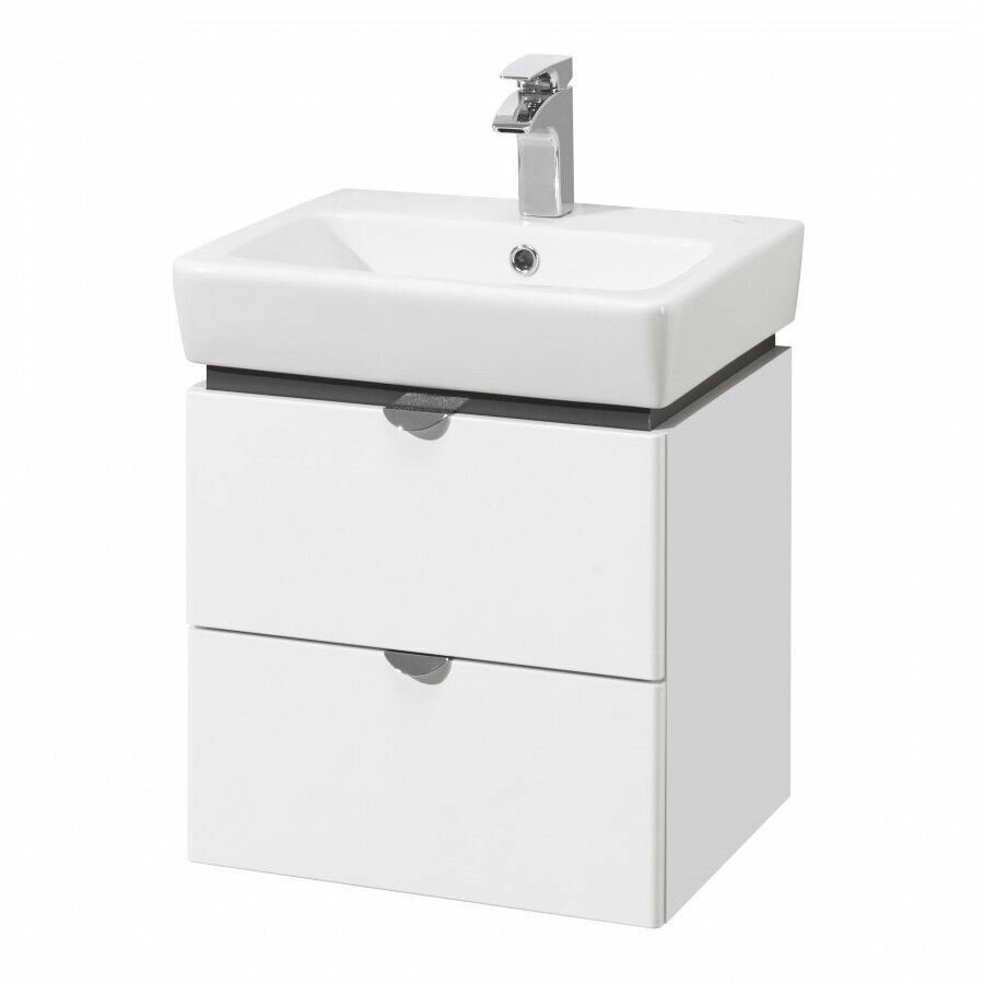 Тумба под раковину Aquaton Скай PRO 50 белый глянец 1A238001SY010