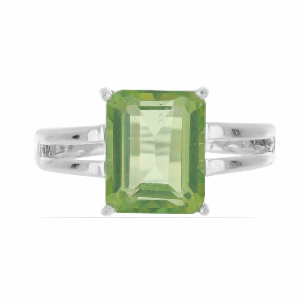 Кольцо, серебро, 925 проба, родирование, кварц