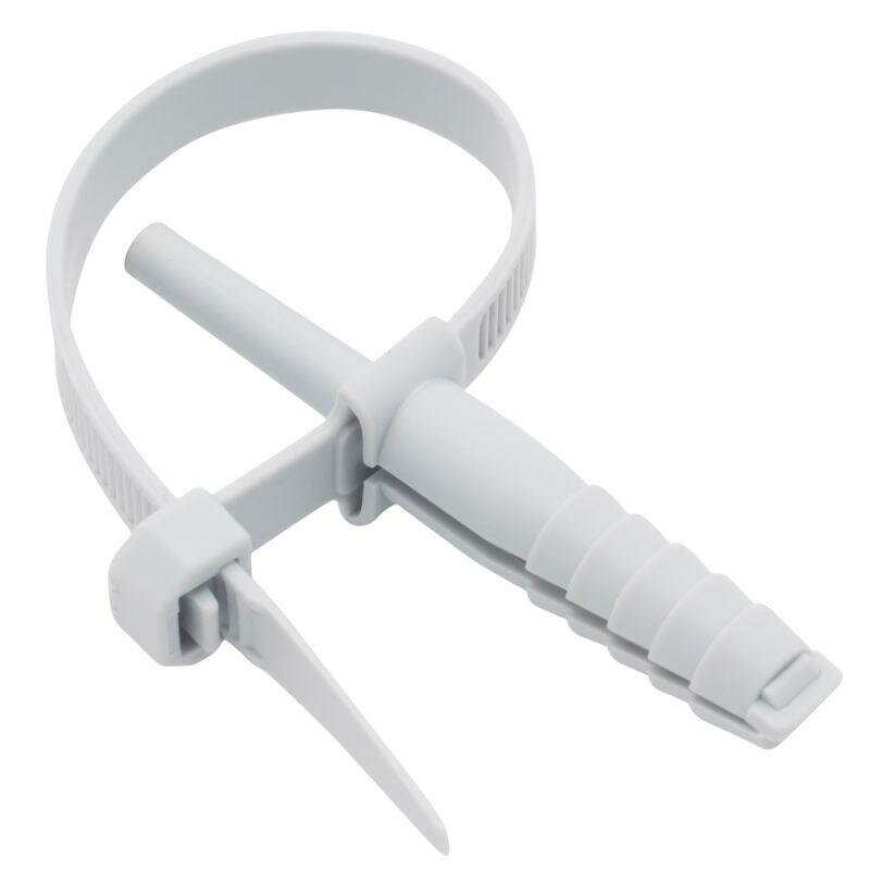 Хомут дюбельный 7х150 сер. (уп.50шт) PROxima, EKF PLC-NST-7.2X150W (1 упак)