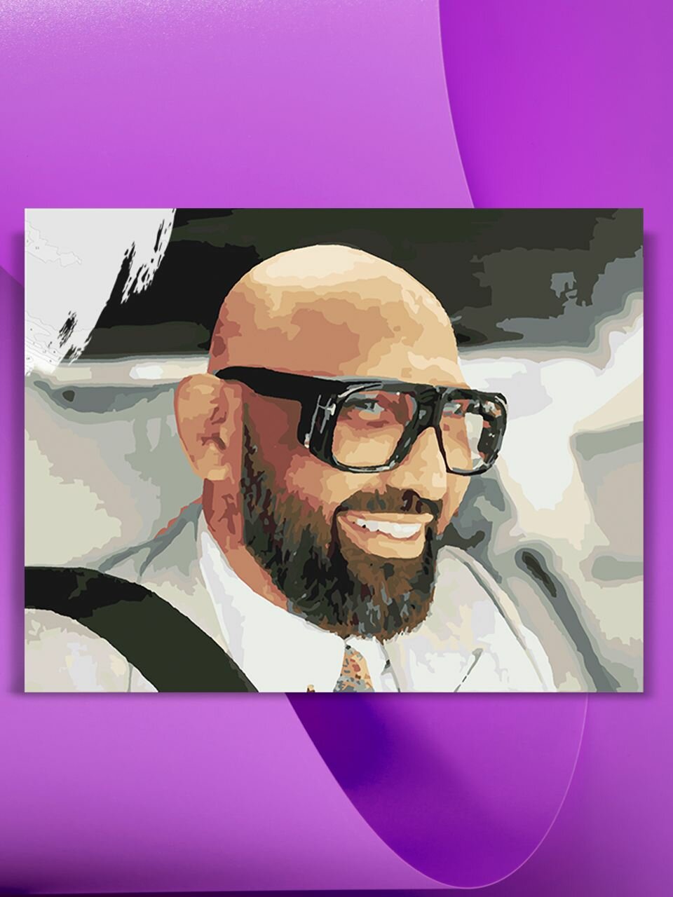 Картина по номерам на холсте Лавандовый раф, 40 х 50 см