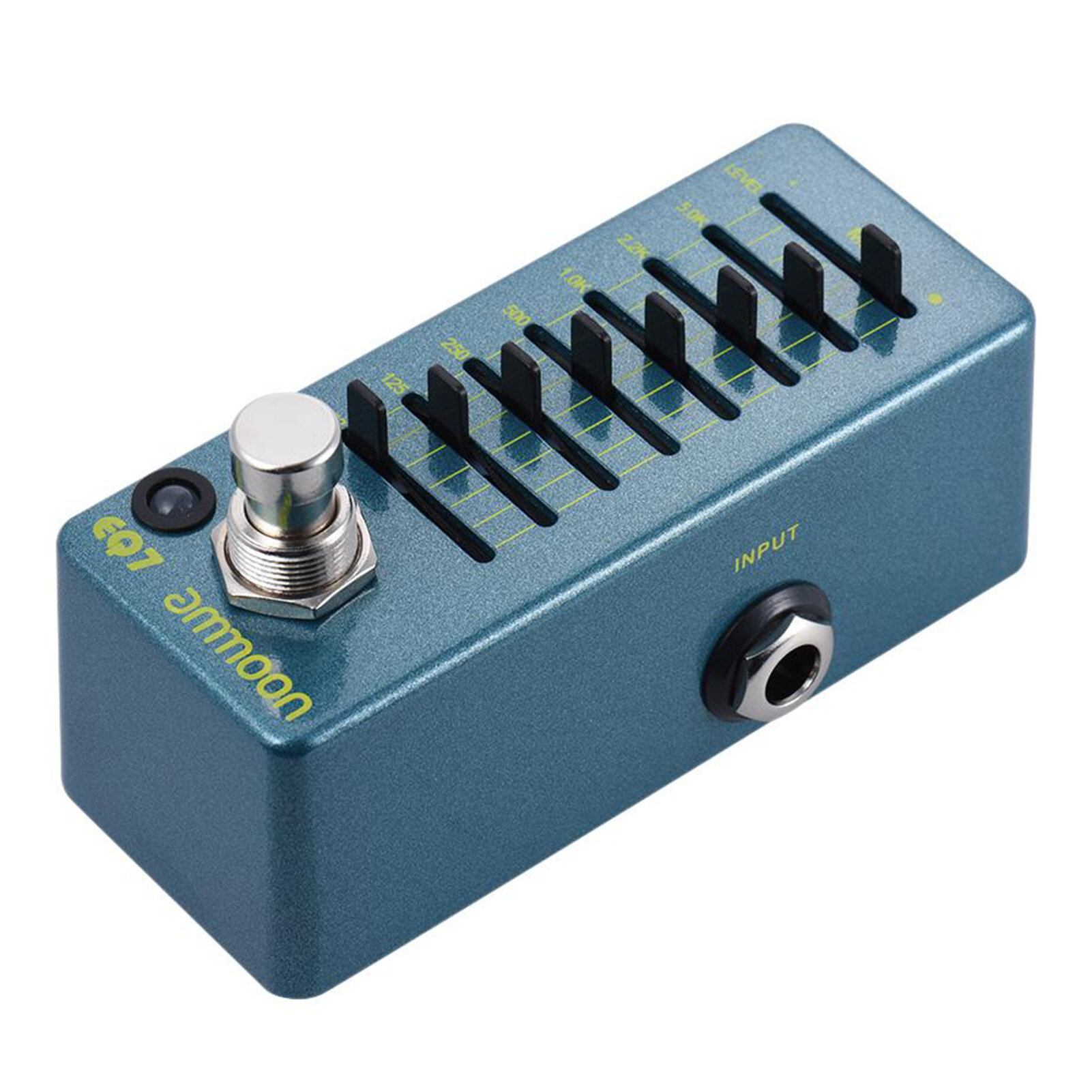 Ammoon EQ7 мини-гитарный эквалайзер, педаль эффектов, 7-полосный эквалайзер,