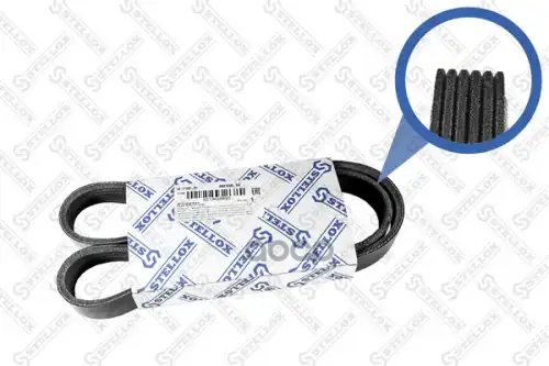 Ремень поликлиновой! 6PK1030EE Alfa Romeo 156 1.6/1.8 T.S. 97-01, Peugeot 206 1.9D 98> Stellox арт. 0601030SX