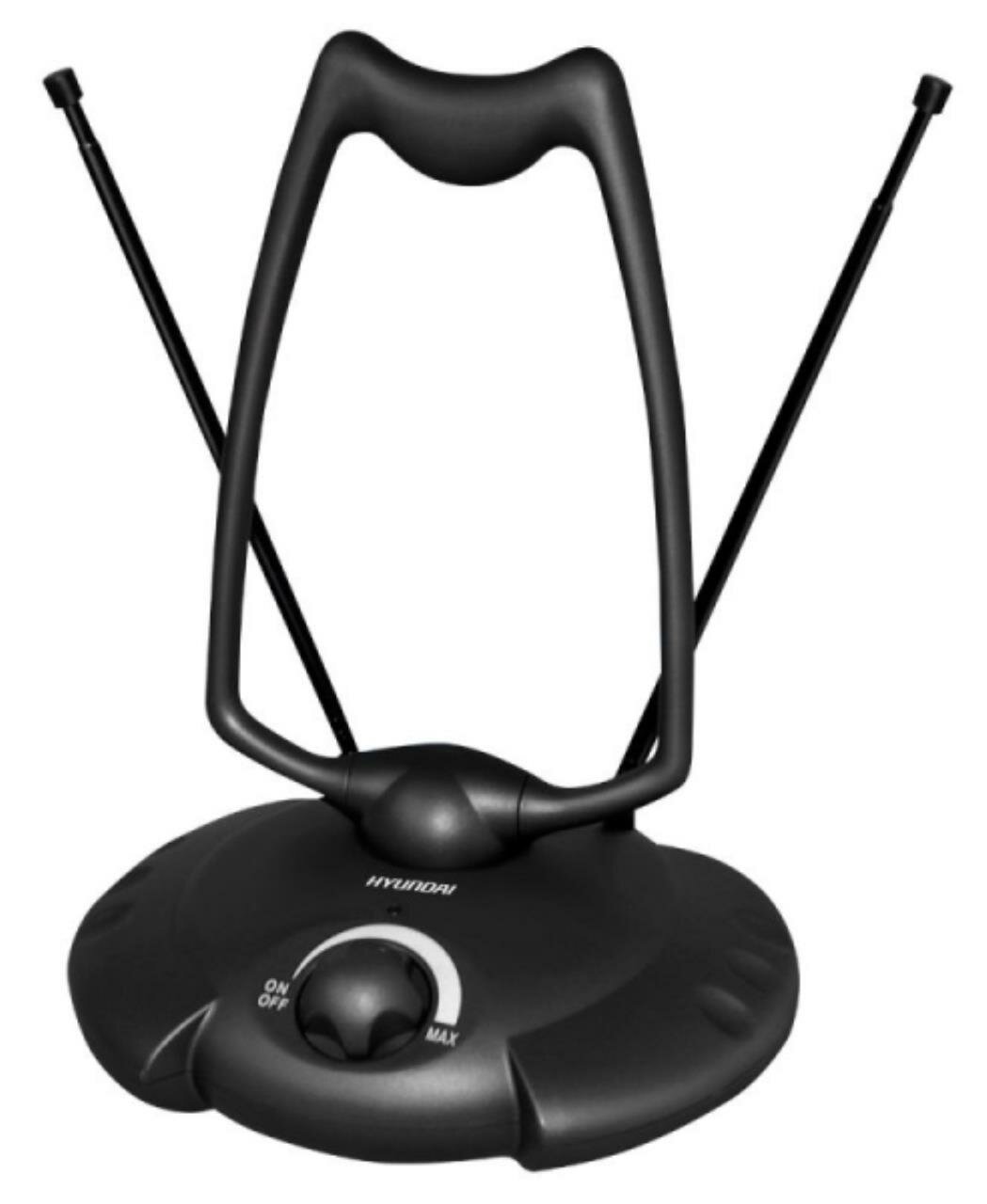 Антенна телевизионная Hyundai H-TAI200 15дБ активная черный каб:1.35м