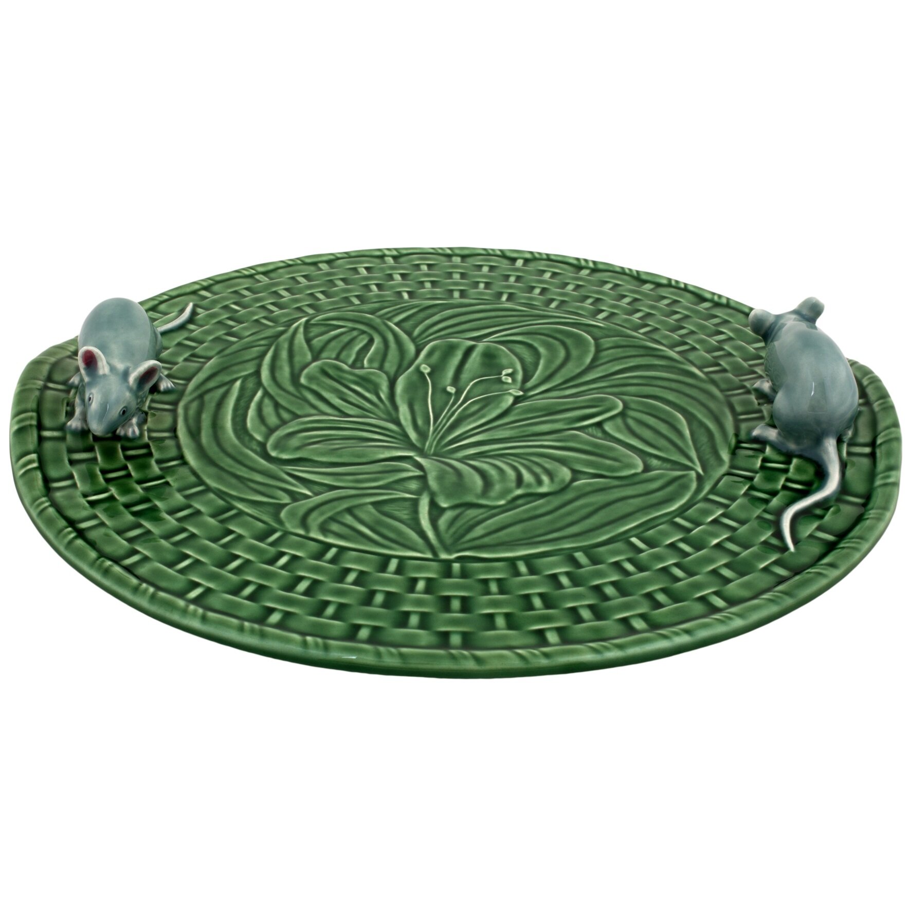 Блюдо для сыра Bordallo Pinheiro Lily Cheese Tray with Mouses 65002815