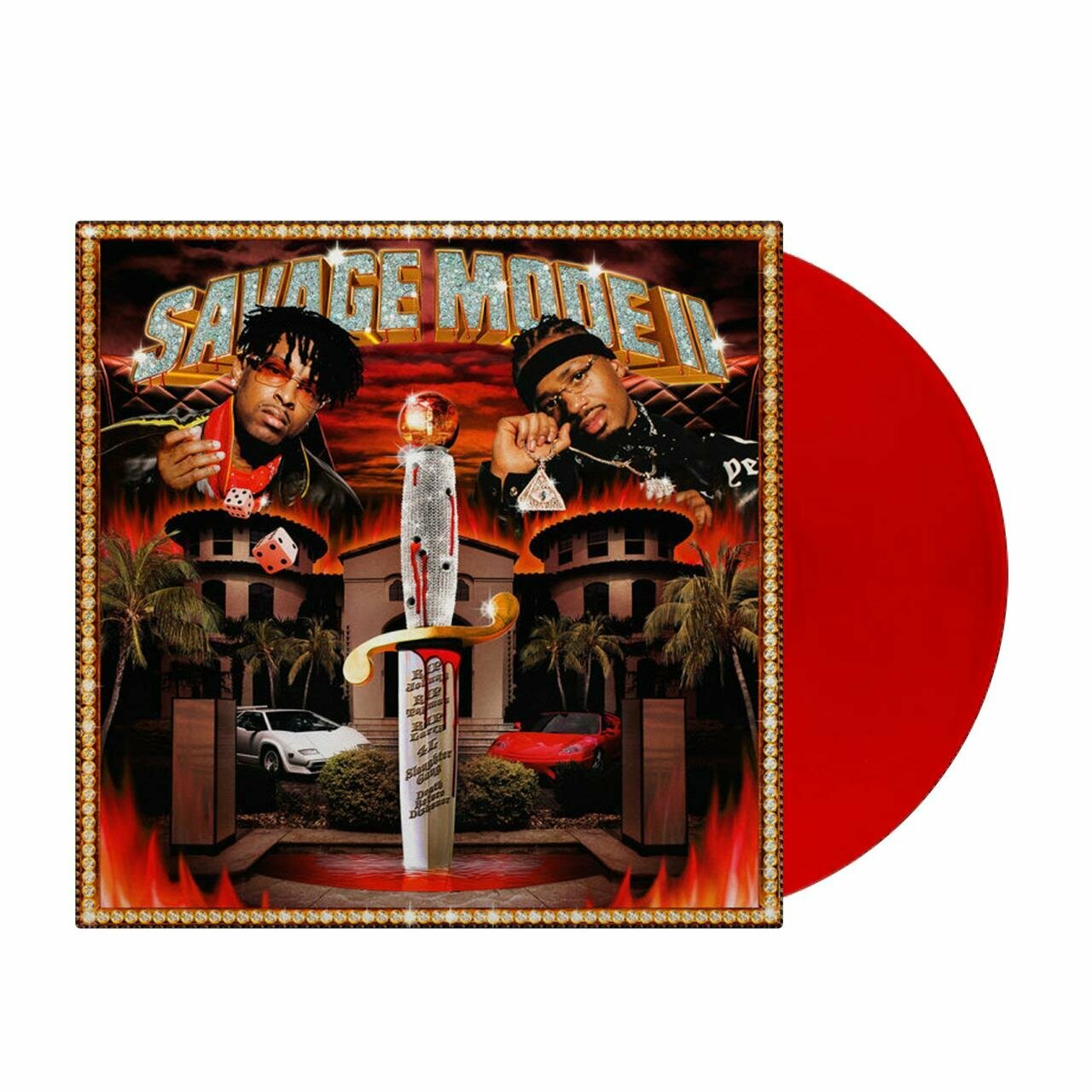 Виниловая пластинка 21 Savage - Savage Mode II (Red Translucent)
