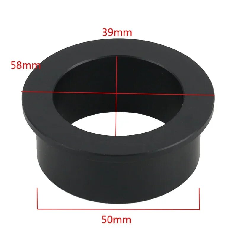 Черный адаптер кольца 50mm