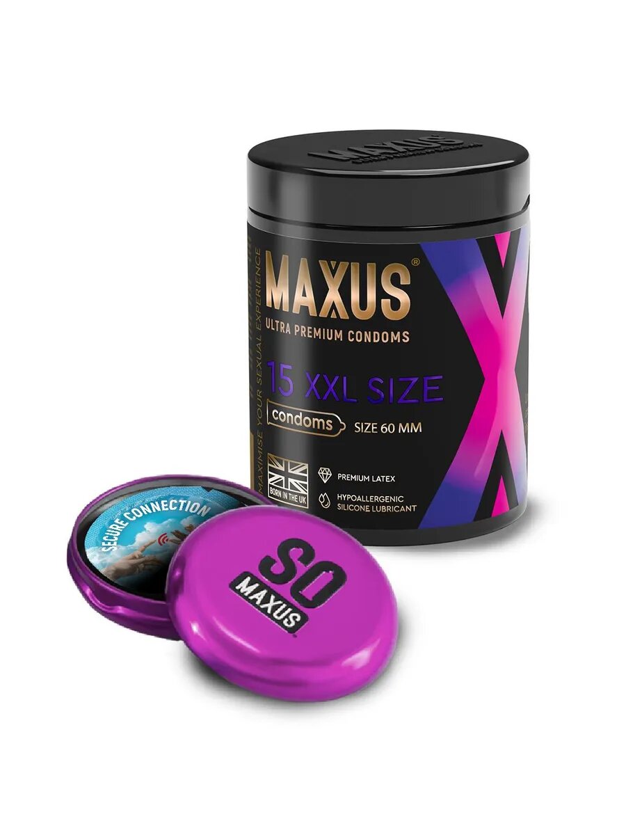 Презервативы увеличенного размера Maxus XXL 15 шт