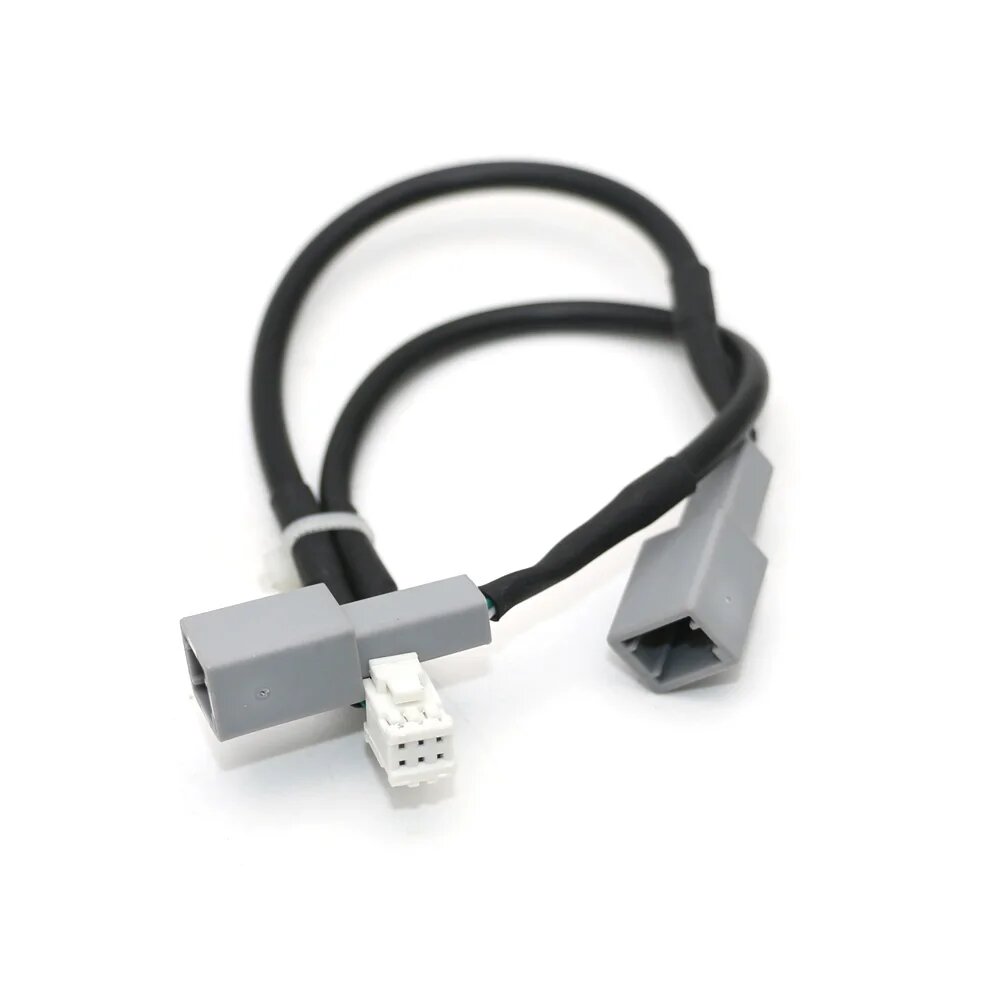 Автомобильный 4-контактный USB-Кабель-адаптер, разъем, аудиопровод, вход для медиа-CD Радио-плеера для Toyota Camry ключ для Toyota Camry, Avalon, Corolla RAV4 6 Pin Dual